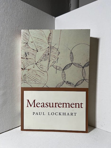 Measurement by Paul Lockhart – Revolving Books