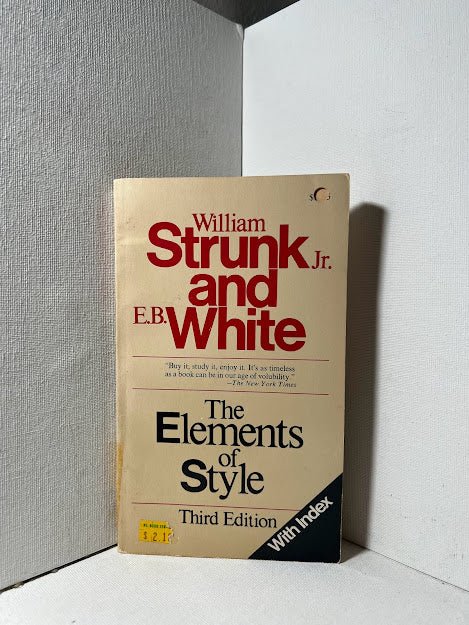 The Elements of Style by William Strunk and E.B. White – Revolving Books